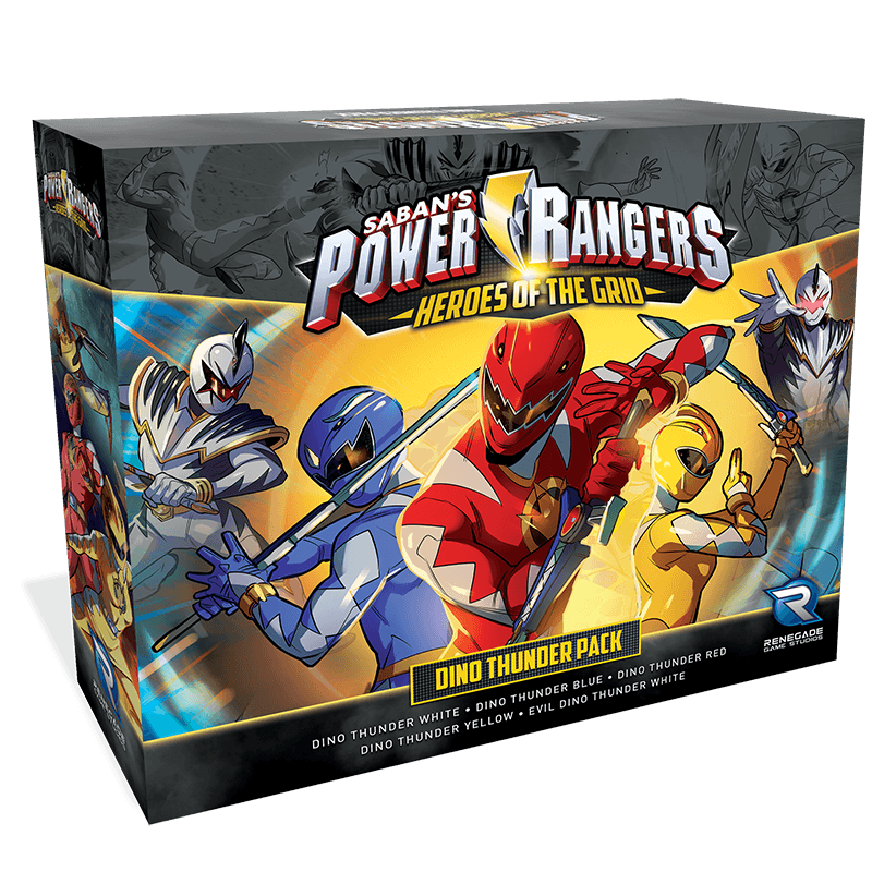Power Rangers: Heroes of the Grid - Dino Thunder Pack - Board Game Nexus
