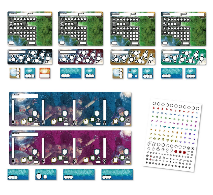 Core Space - Character Generation Boards (Import) - Board Game Nexus